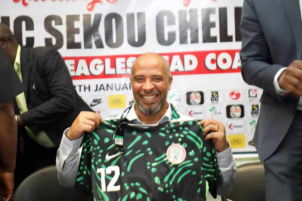 5 talking points from Eric Chelle’s unveiling as Super Eagles coach ...