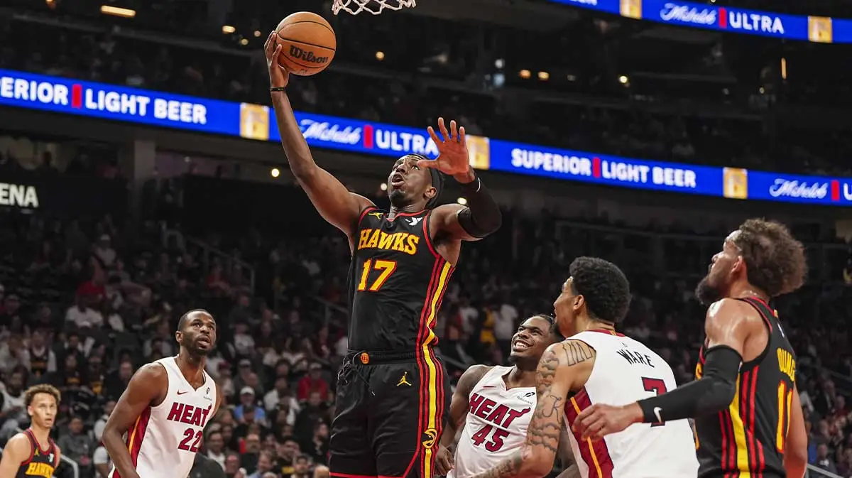 Onyeka Okongwu drops 28 points but Hawks miss playoffs after loss to ...